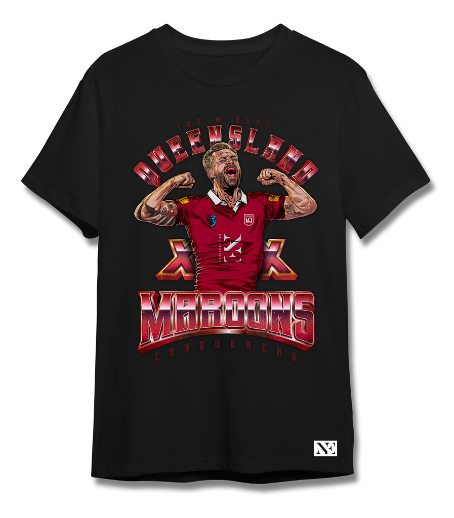 Mighty Maroons Tee – Nela's Prints